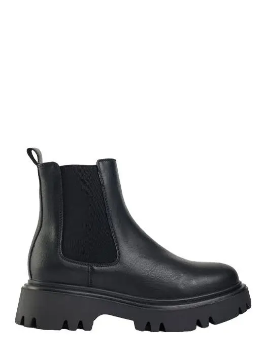 V.GAN LONDON Vegan Russ Chelsea Boots - Black