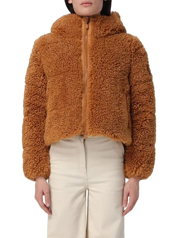 SAVE THE DUCK Teddy Jacket - Camel