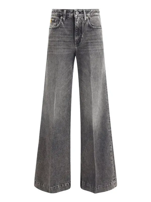 Jacob Cohen Wide Leg Jeans - Black