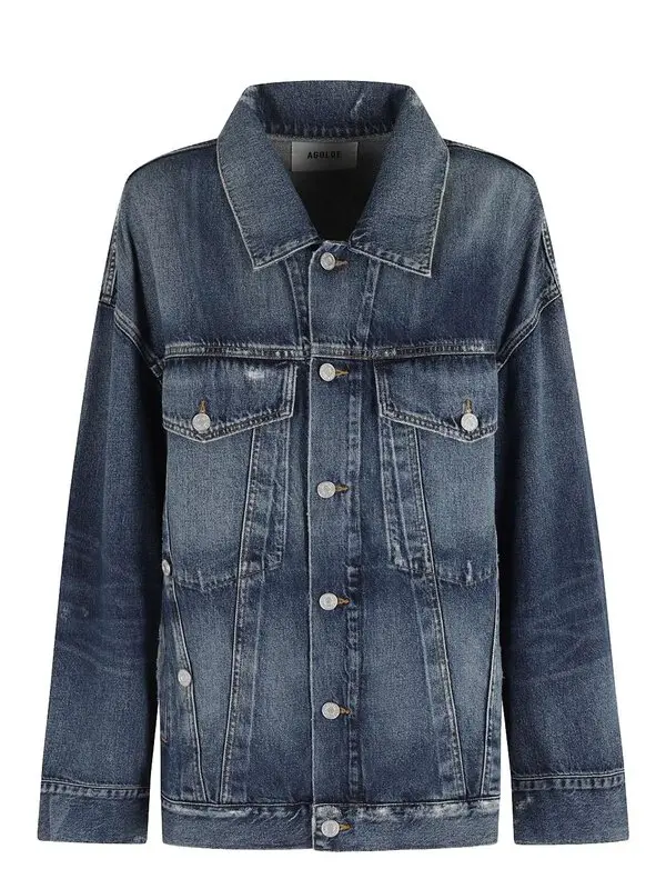 AGOLDE Denim Trucker Jacket - Blue