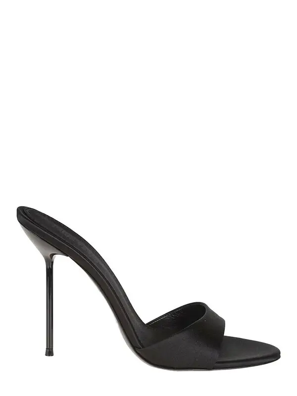 Paris Texas Heeled Sandal - Black