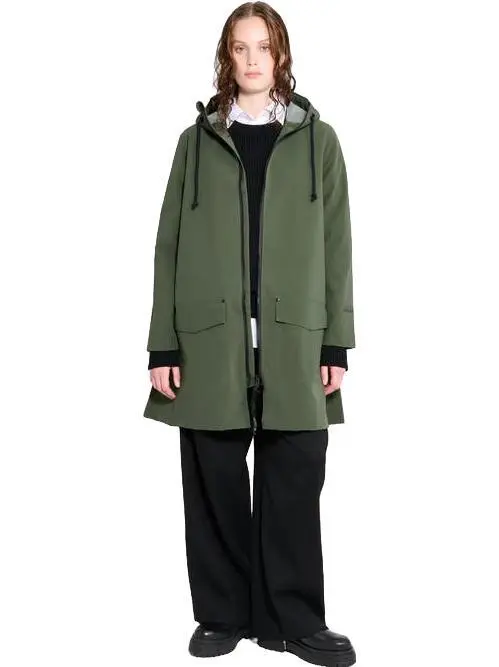 Stutterheim Mosebacke Patch Raincoat - Green