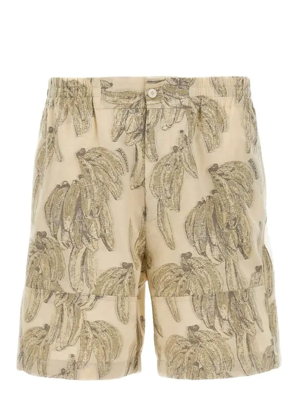 Jacquemus Printed Shorts - Beige
