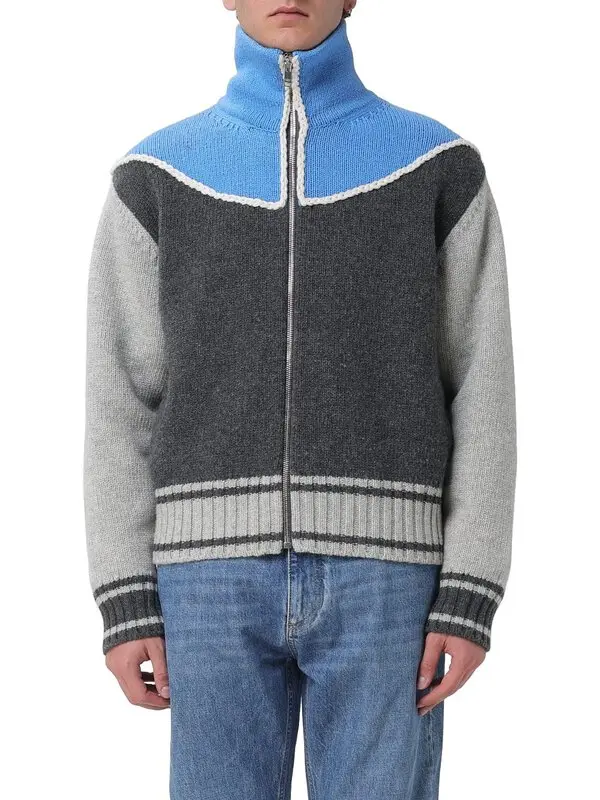 Bottega Veneta Zip-up Sweater - Charcoal