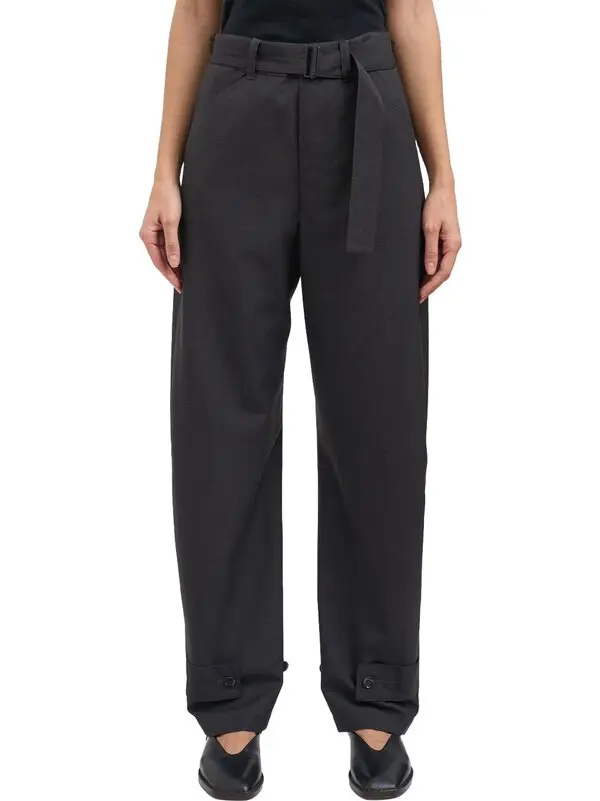 LEMAIRE Wide Leg Trousers - Grey