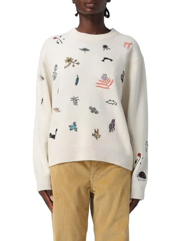 Paul Smith Embroidered Sweater - White