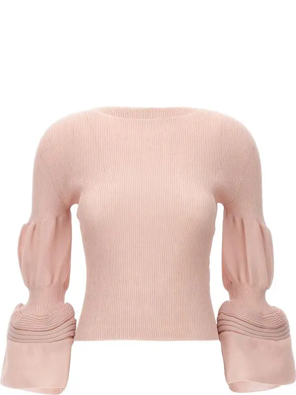 Issey Miyake Ribbed Sweater - Pink