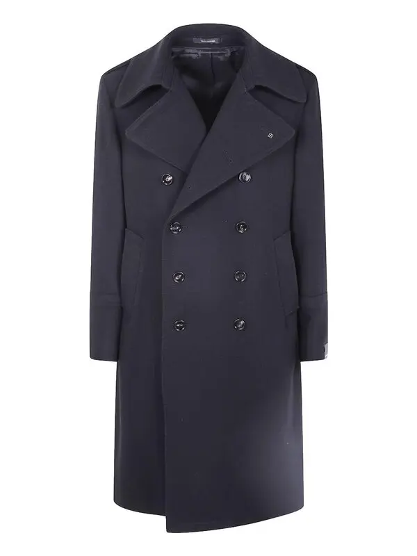 Tagliatore Tailored Overcoat - Black