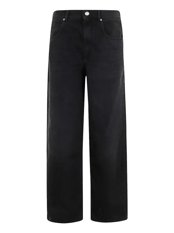 Isabel Marant Wide Leg Jeans - Black