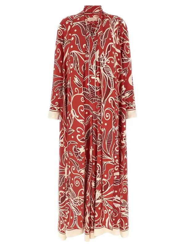 F.R.S FOR RESTLESS SLEEPERS Printed Dress - Red