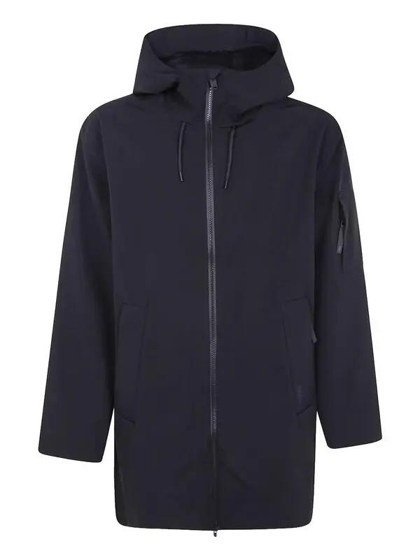 Rains Long Coat - Black