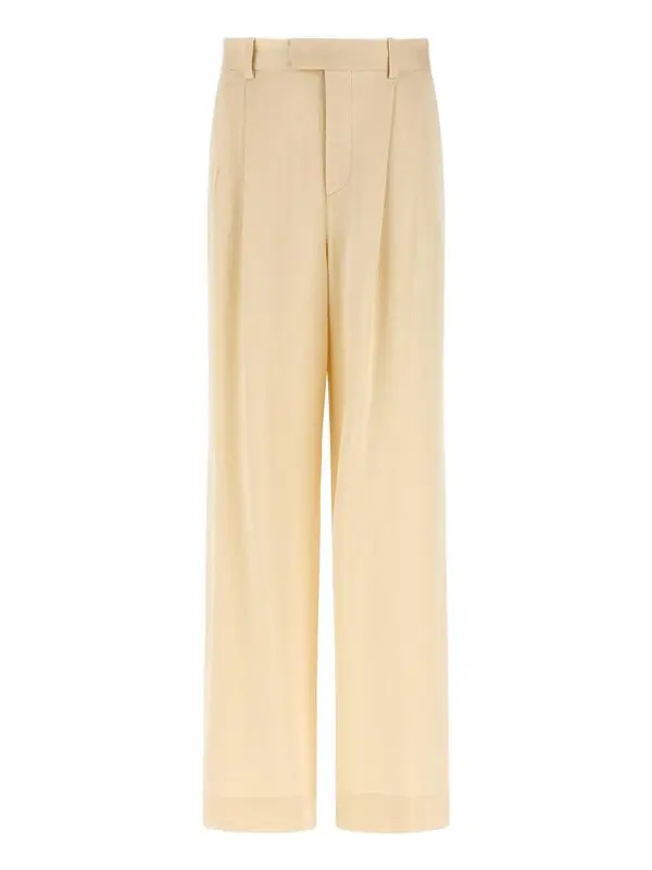 ARMARIUM Wide Leg Trousers - Beige