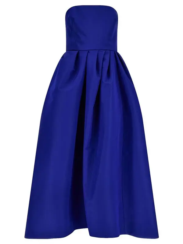 Carolina Herrera Strapless Dress - Blue
