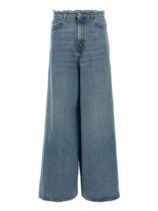 HAIKURE Wide Leg Jeans - Blue
