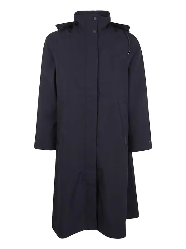 Rains Long Rain Jacket - Black