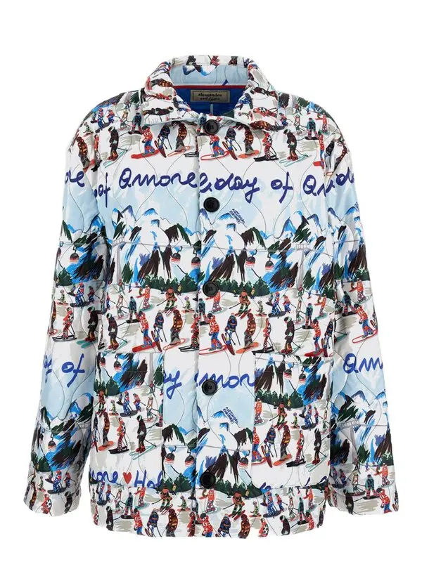 ALESSANDRO ENRIQUEZ Printed Jacket - Multicolor
