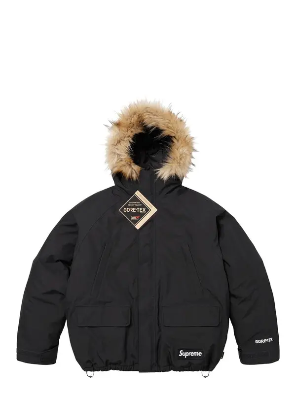 Supreme 2-in-1 Gore-tex Parka With Reversible Down Liner - Black