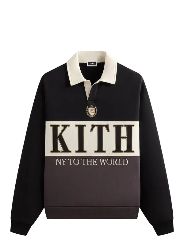 Kith Nelson Rugby Pullover - Black
