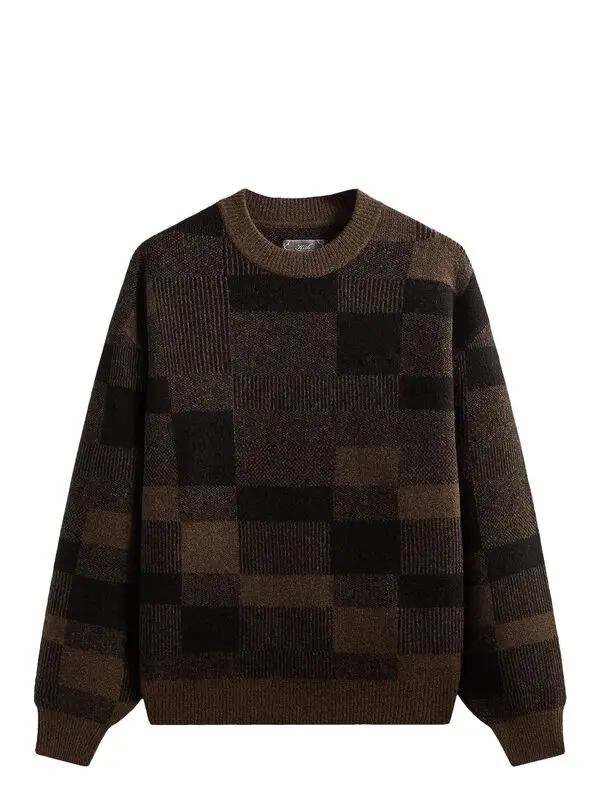 Kith Lewis Check Sweater - Brown