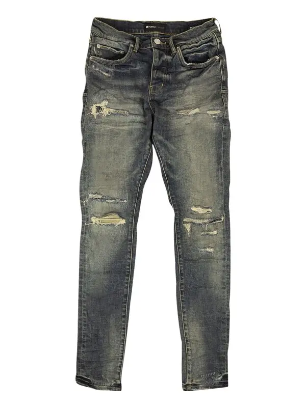 PURPLE BRAND Slim Fit Jeans - Blue