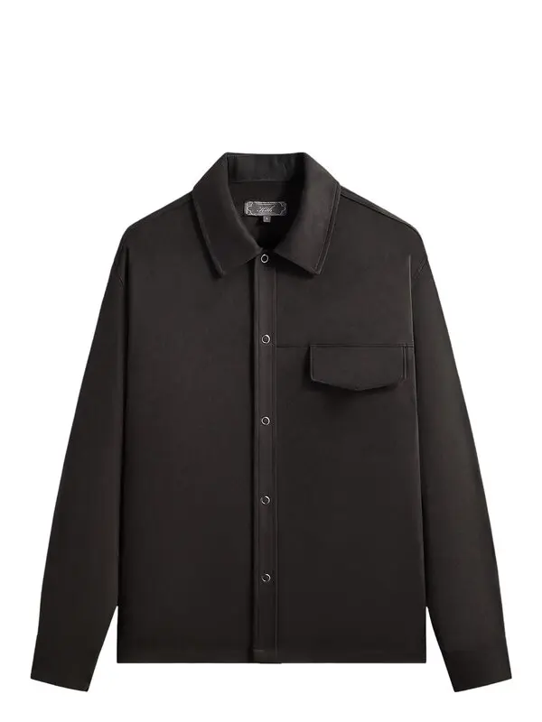 Kith Montague Microsuede Shirt - Black