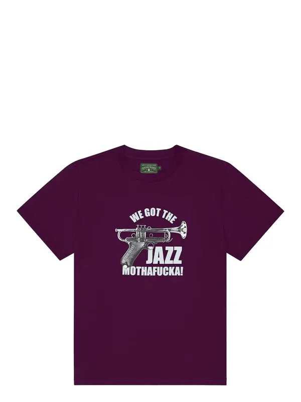 DENIM TEARS St. Albans Jazz Tee - Purple