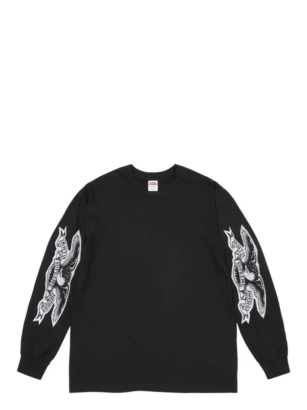 Supreme X Antihero Eagle Long-sleeve Tee - Black