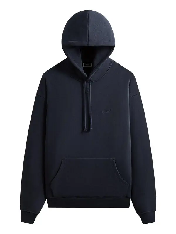 Kith Sueded French Terry Nelson Hoodie - Blue