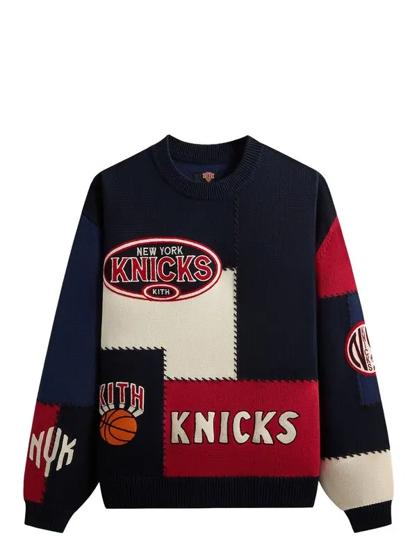 Kith Patchwork Crewneck Sweater - Black