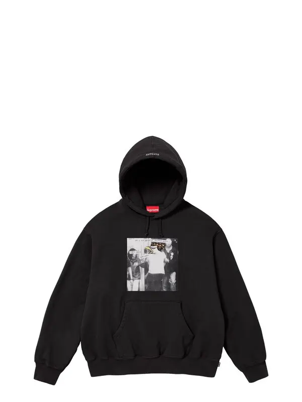 Supreme X Antihero Hooded Sweatshirt - Black