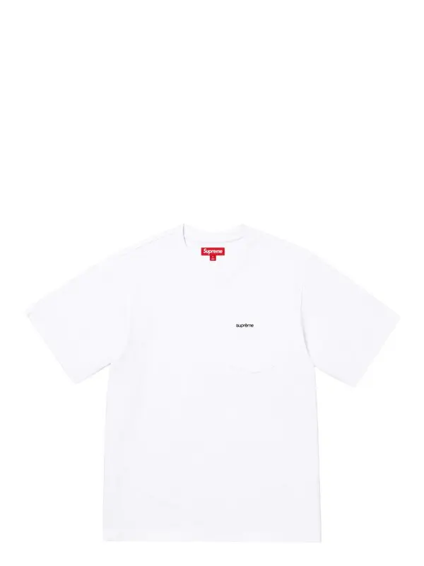 Supreme Short-sleeve Pocket Tee - White