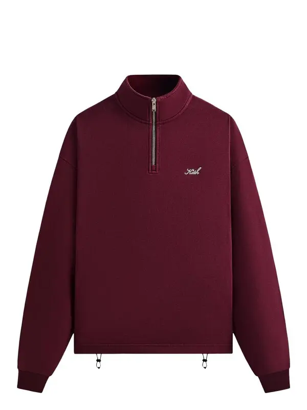 Kith Nelson Quarter Zip Pullover - Red