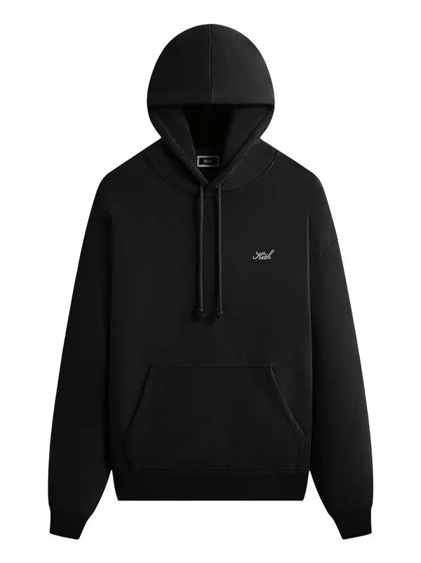 Kith Sueded French Terry Nelson Hoodie - Black