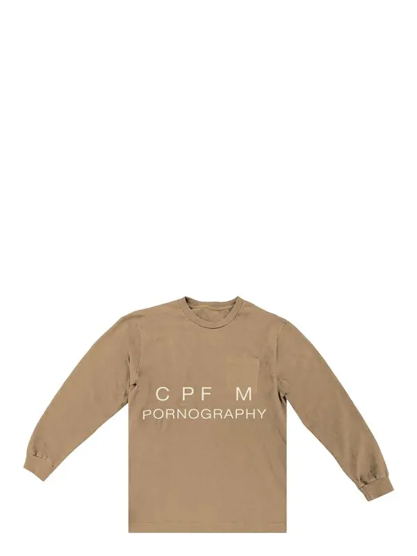 CACTUS JACK BY TRAVIS SCOTT X Cpfm Rodeo Track 1 Long-sleeve Tee - Tan