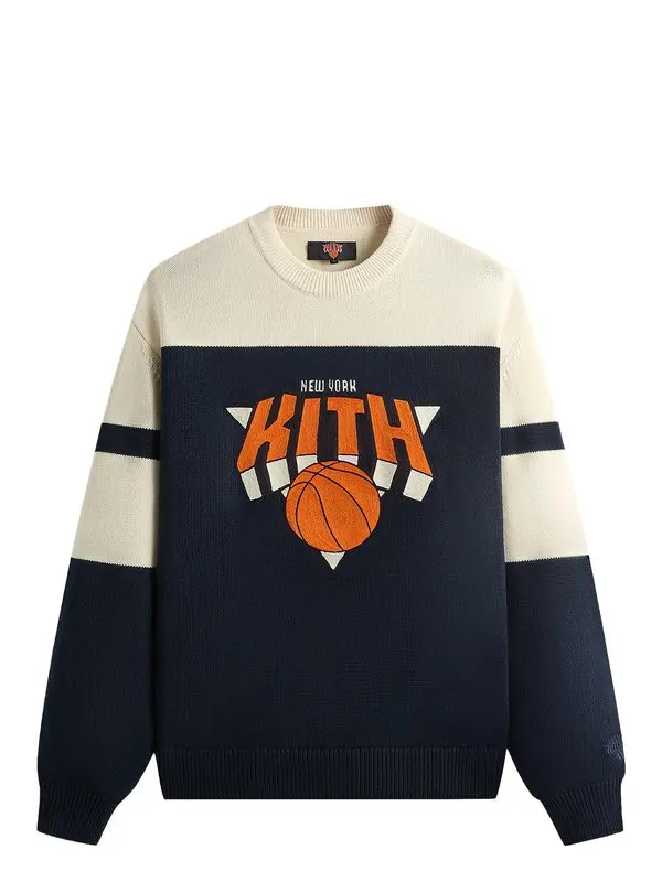 Kith For The New York Knicks Logo Crewneck Sweater - Black