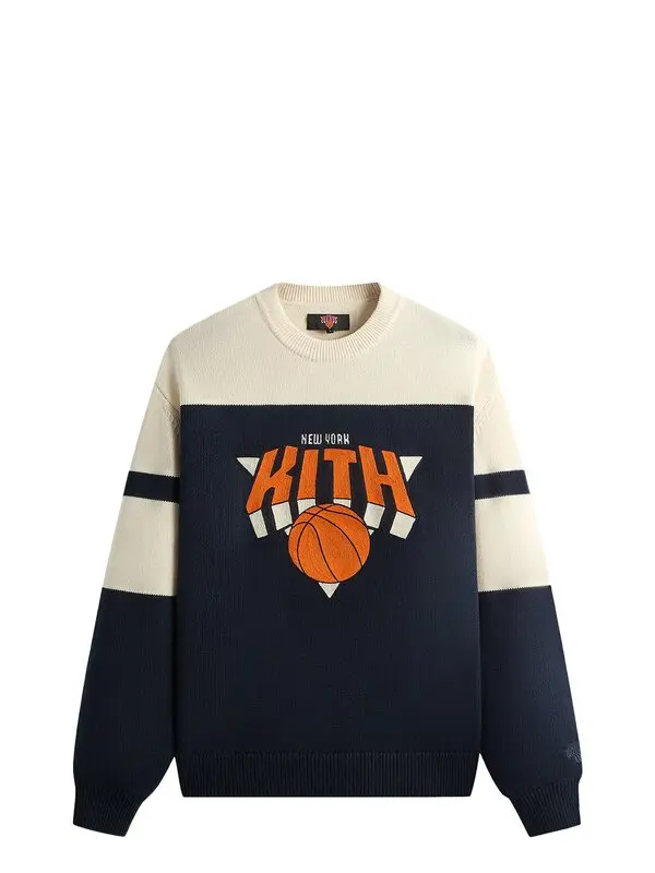 Kith For The New York Knicks Logo Crewneck Sweater - Black