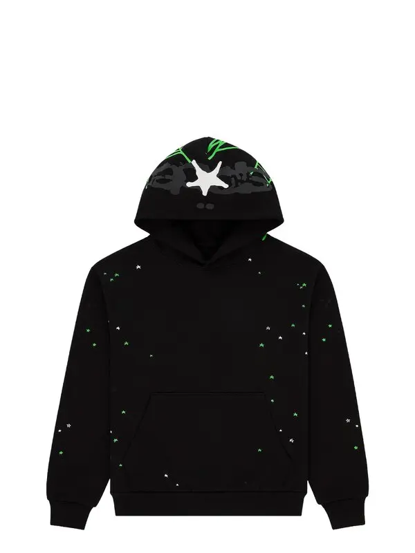 SP5DER Heavy Web Hoodie - Black