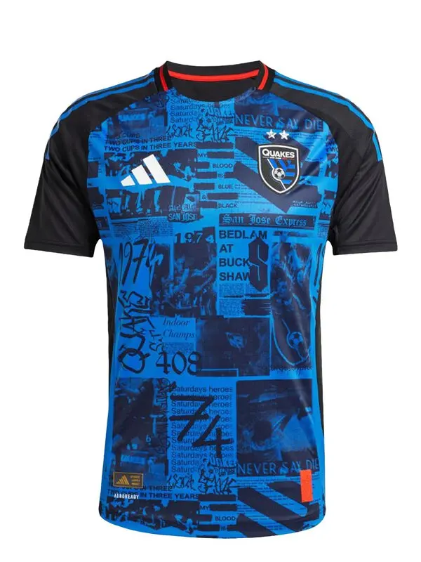 Adidas San Jose Earthquakes 25/26 Home Authentic Jersey - Black