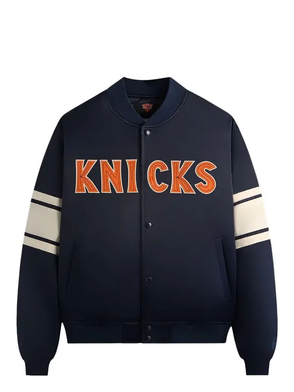 Kith For The New York Knicks Classic Bomber Jacket - Black