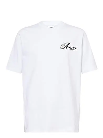 Amiri Mountain Short-sleeve Cotton T-shirt - White