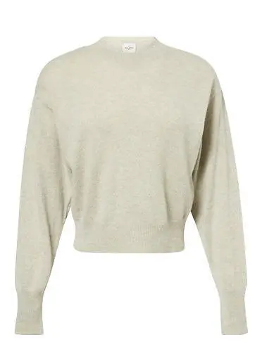 Le Kasha Menorca Round-neck Cashmere Jumper - Sauge