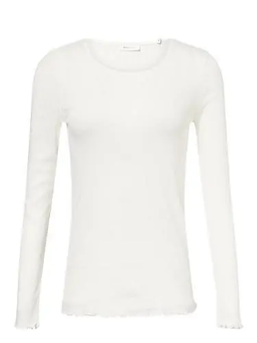SKALL STUDIO Edie Scoop-neck Cotton-knit Top - Off White
