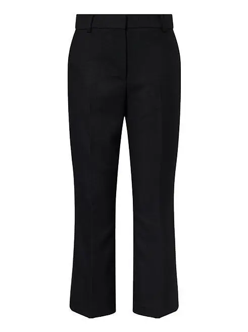 SKALL STUDIO Wallace Straight-leg Wool Trousers - Black