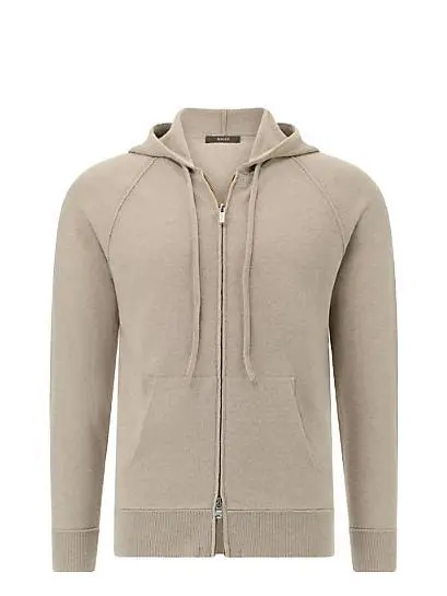 Boggi Milano Cashmere-blend Hoody - Taupe
