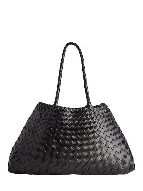Dragon Diffusion Santa Croce Leather Tote Bag - Black