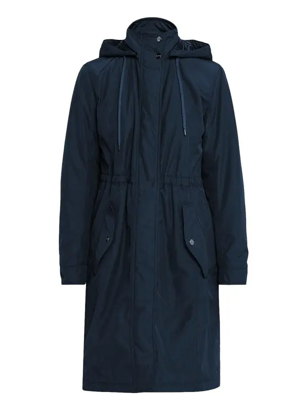 Herno Water-resistant Parka With Detachable Hood - Navy