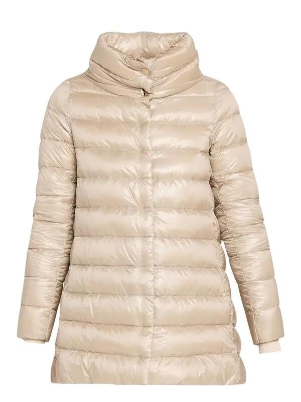 Herno Amelia Ultra-light A-line Down Jacket - Chantilly