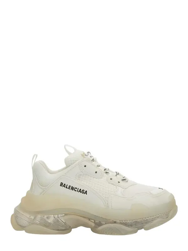 Balenciaga Triple S Clear-sole Sneakers - White