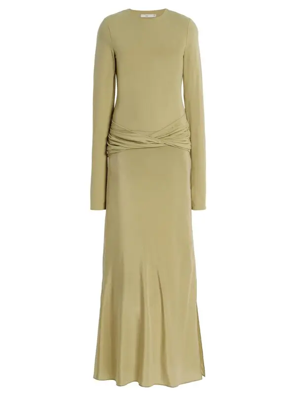 SIR. Milesi Twisted Gown - Green