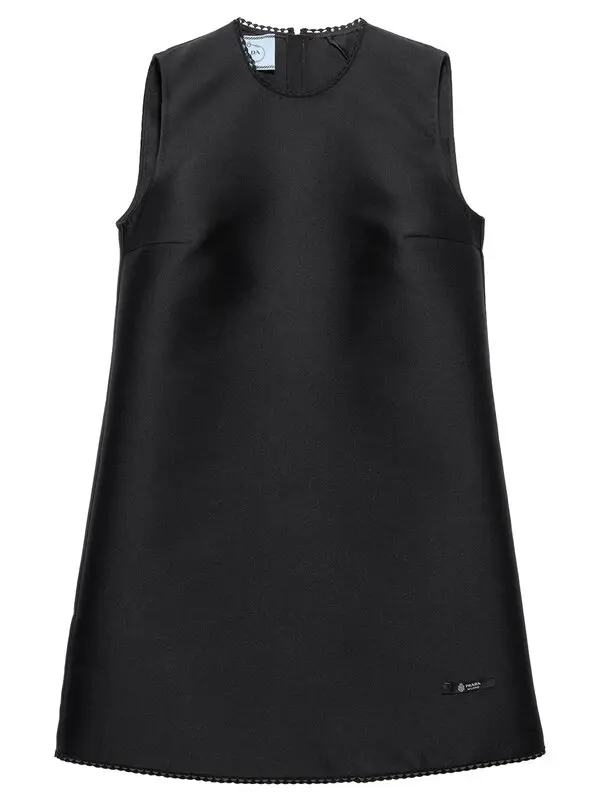 Prada Sleeveless Mini Dress - Black